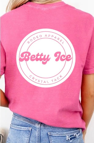 Betty Ice Logo Tee-adult – Betty Ice Crystal Tack